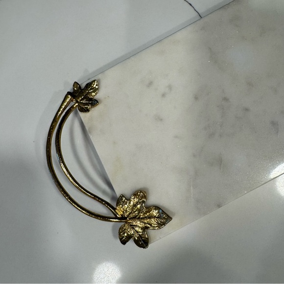 Michael Aram | Kitchen | Michael Aram Gold Leaf Handle Marble Cheese ...